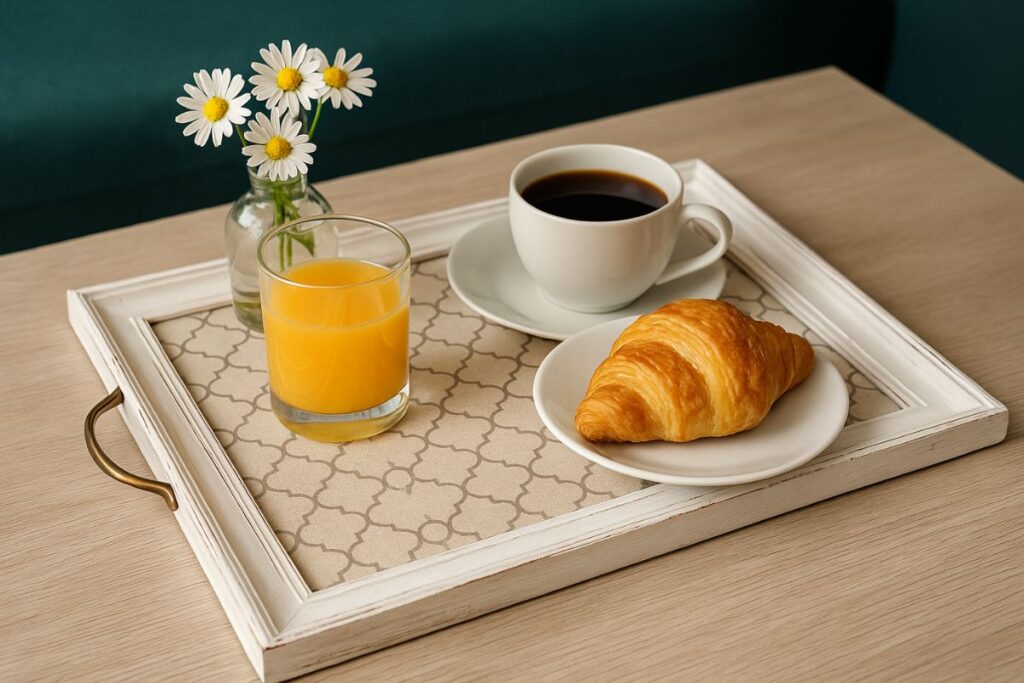 Come realizzare un vassoio da colazione personalizzato con vecchie cornici